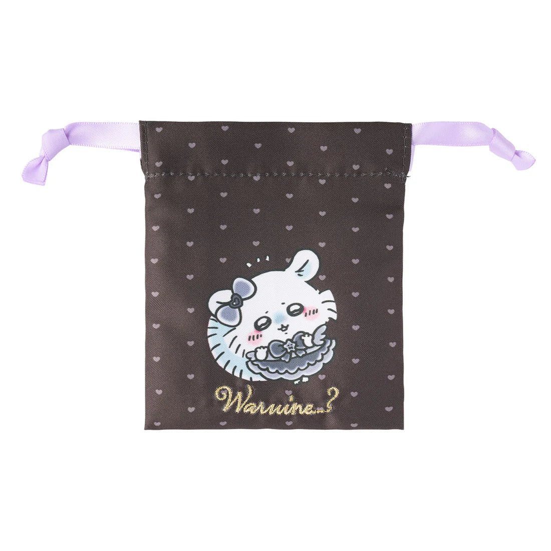 [BLACK] "Magical Chiikawa" Mini Drawstring Bag – Rosey’s Kawaii Shop