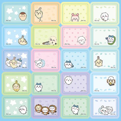 [BLUE] "Chiikawa Schedule Decoration" Sticker Sheet – Rosey’s Kawaii Shop