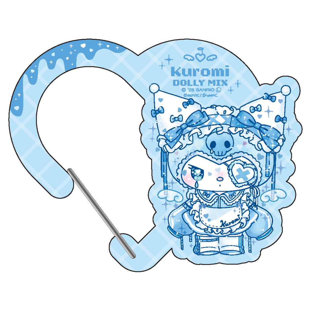 [KUROMI] "My Melody & Kuromi x DOLLY MIX" Heart Carabiner – Rosey’s ...